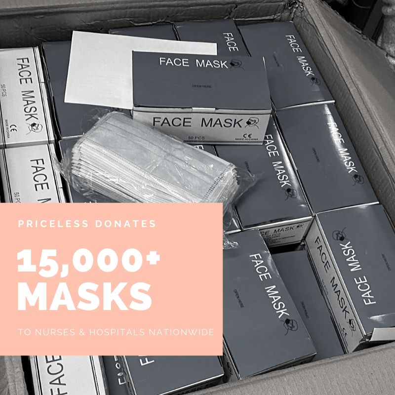 Priceless Donates 15,000+ Face Masks to Hospitals | Priceless – Shop ...