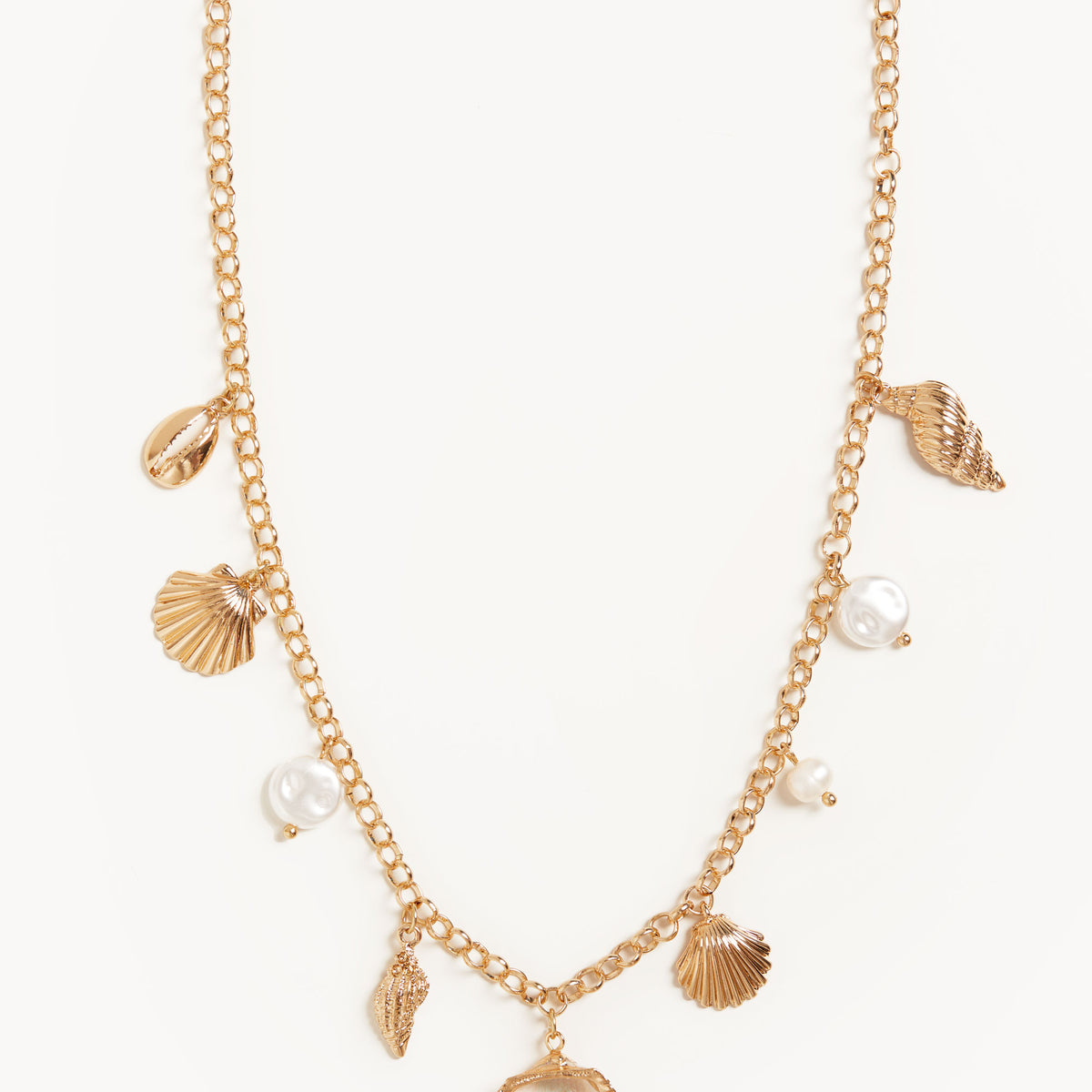 Jasmine Gold Seashell Necklace – Shop Priceless